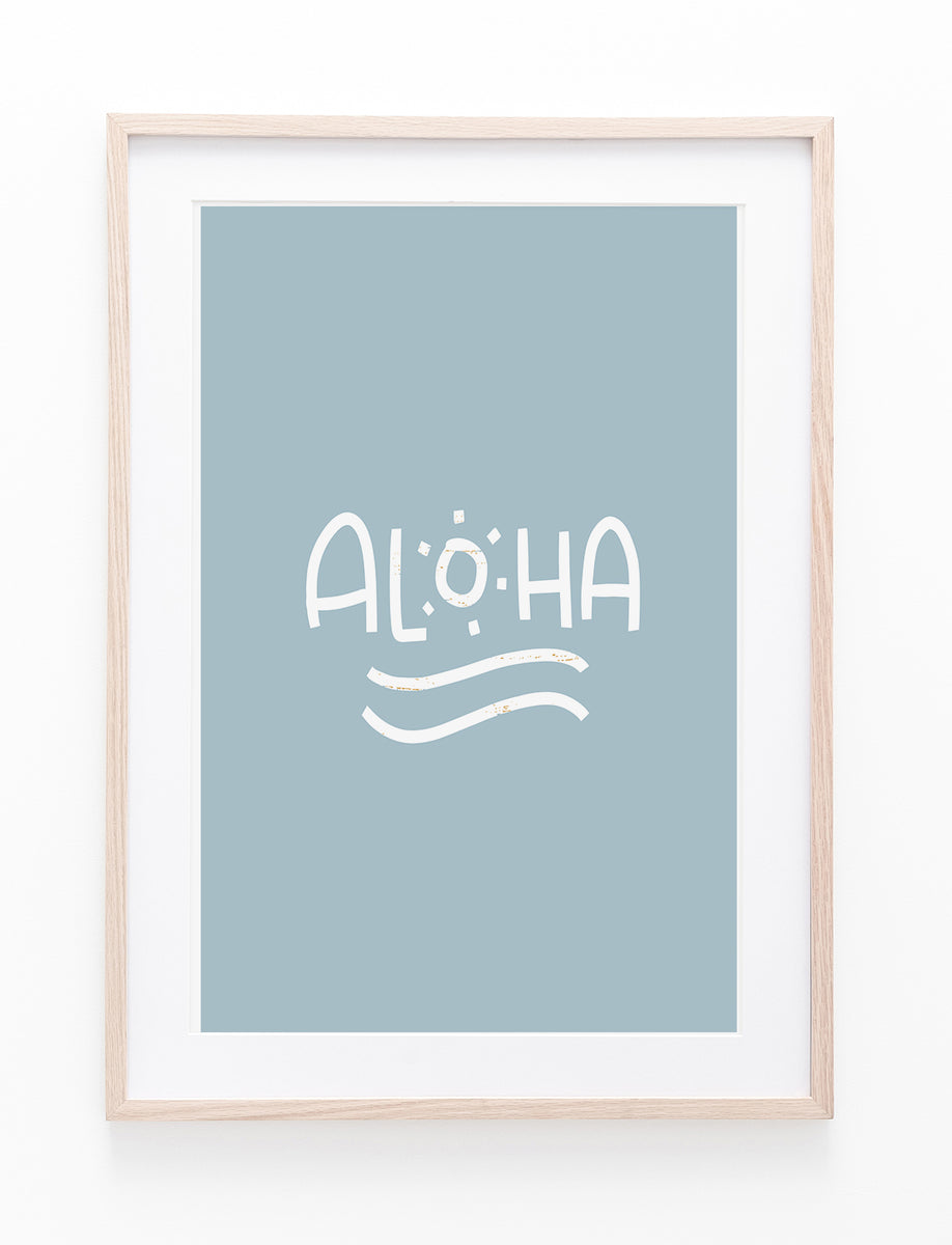 Aloha Blue – KUKI PRINTS