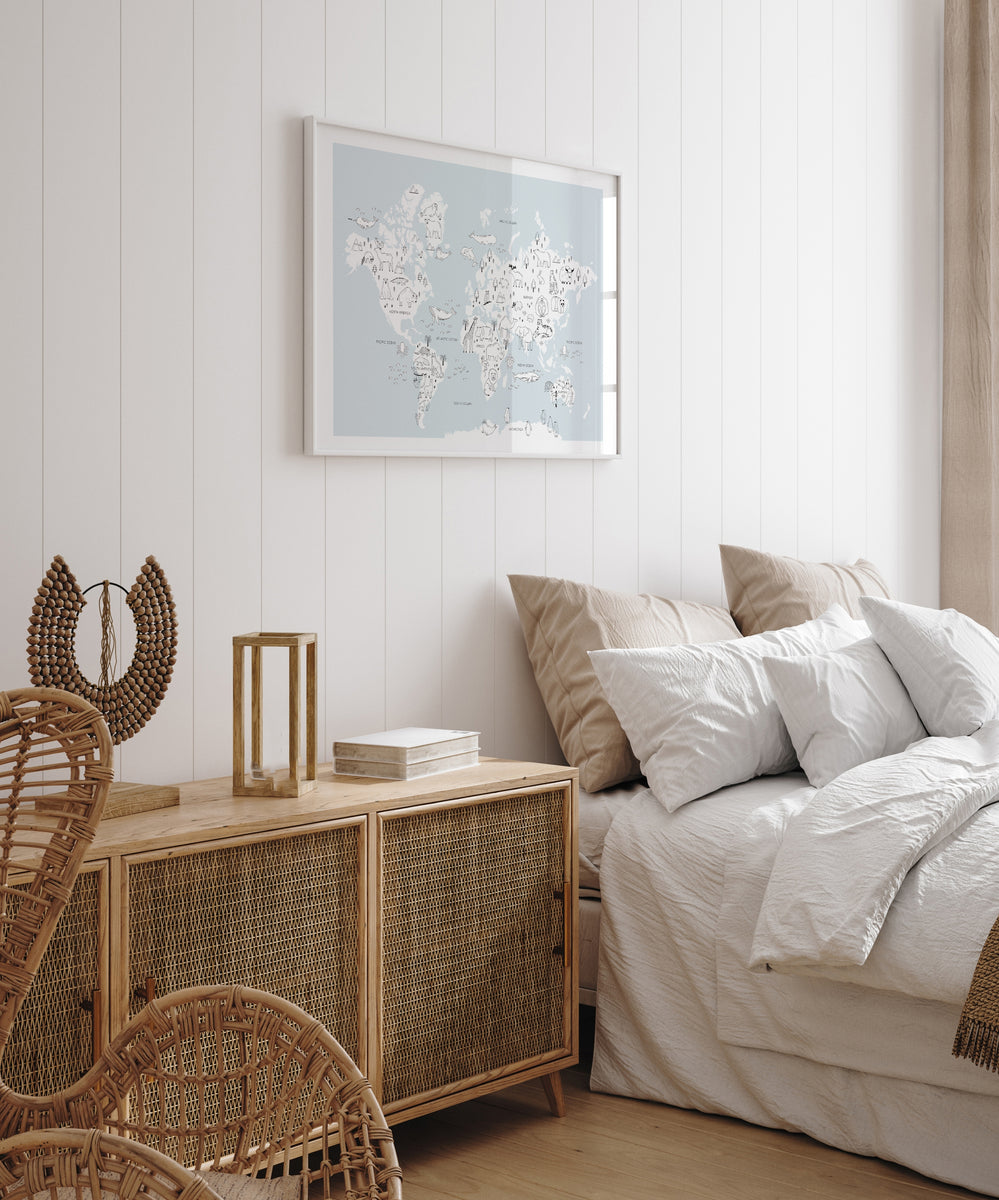 Animal World Map – KUKI PRINTS