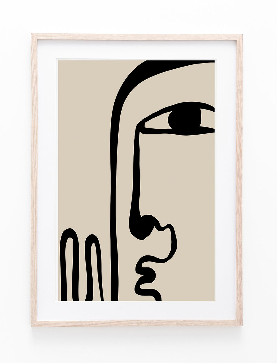 Modern Face Art – KUKI PRINTS
