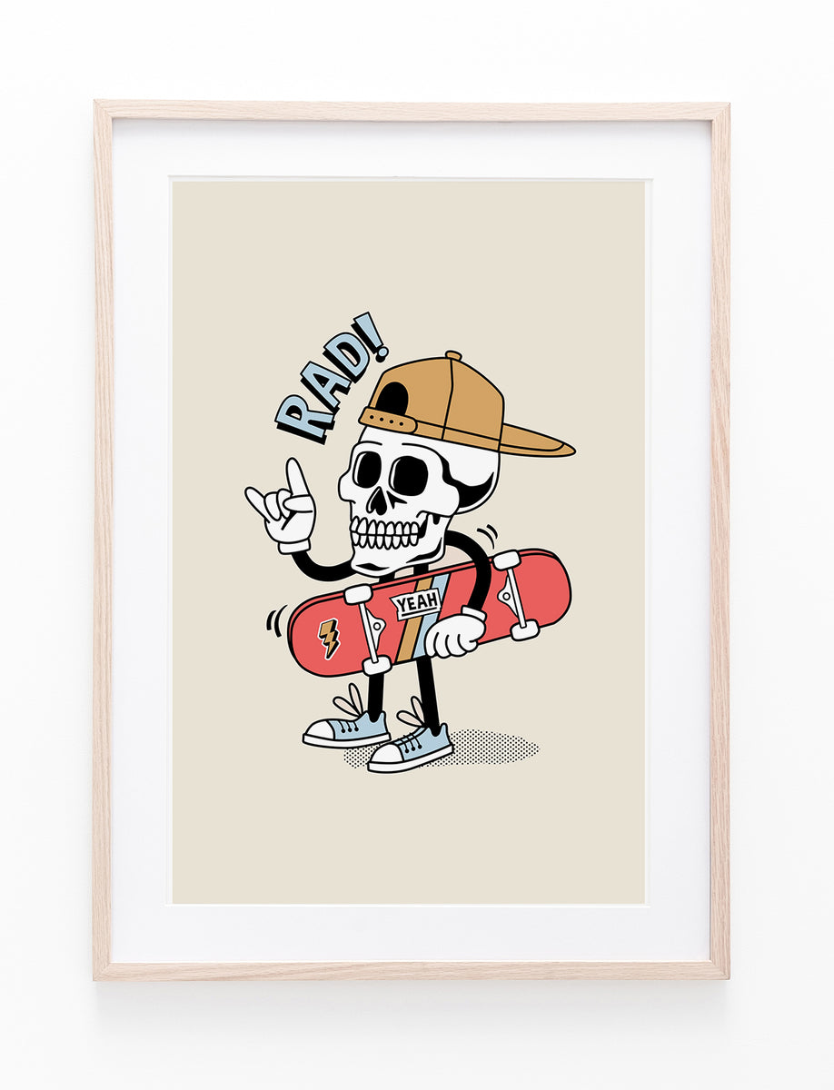 Rad Skeleton – KUKI PRINTS